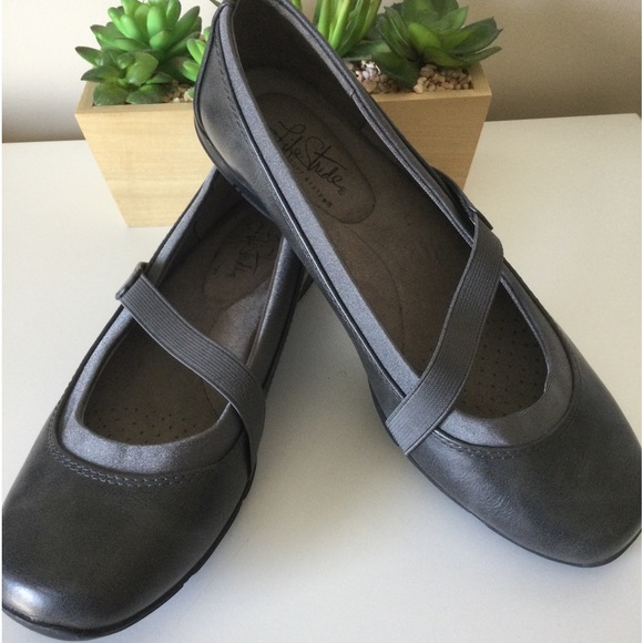 Life Stride | Shoes | Life Stride Soft System Grey Maryjanes | Poshmark